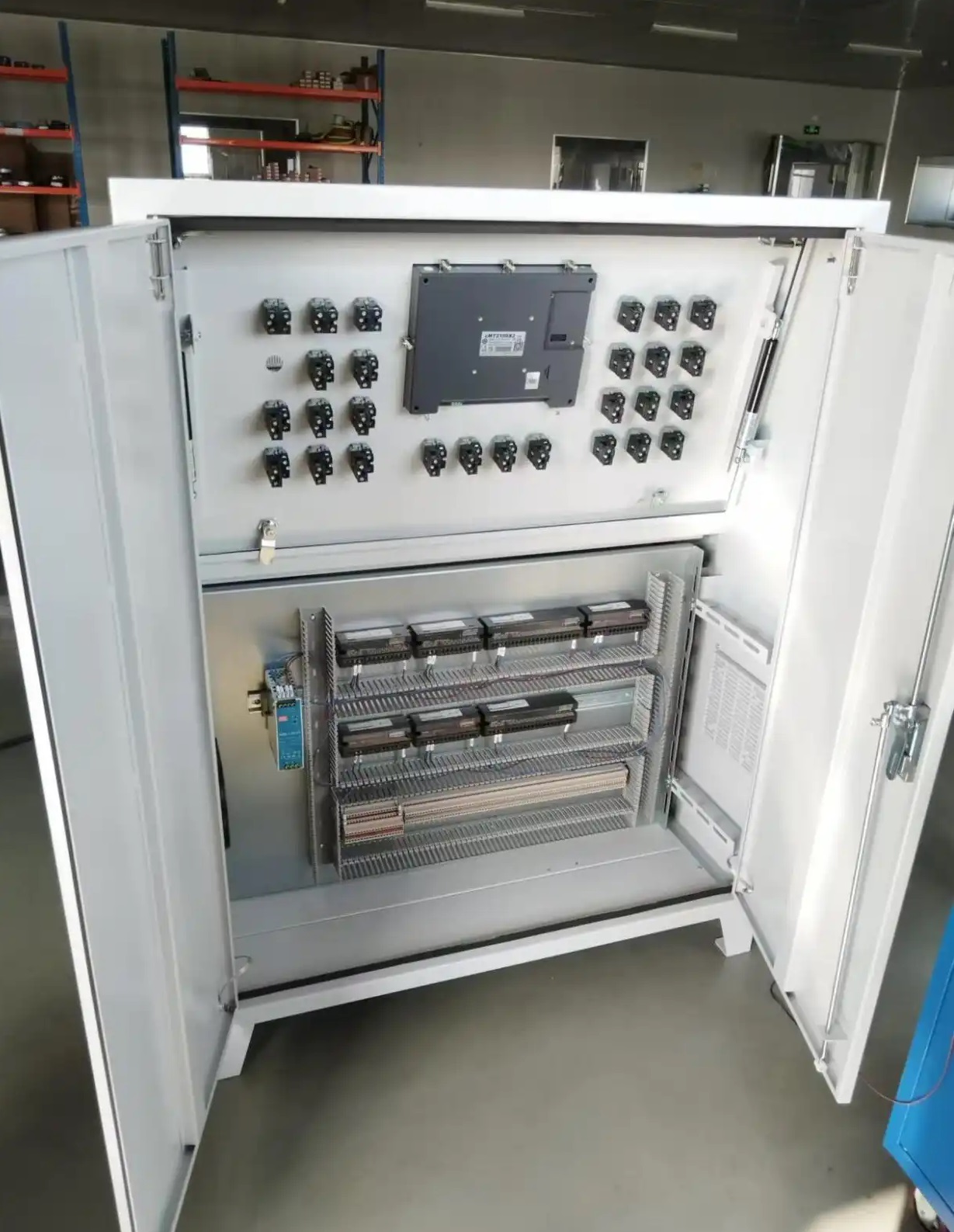 How is the process control function of the automation instrument